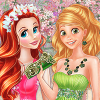 Colors of Spring Princess Gowns - Egirlgames.net