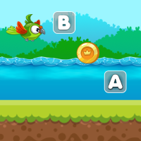 Flappy Parrot With Create Words | Wordgames.com