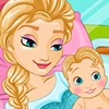 Frozen Elsa Gives Birth - Egirlgames.net