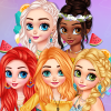 Princesses Hot Summer Days Dress Up Game