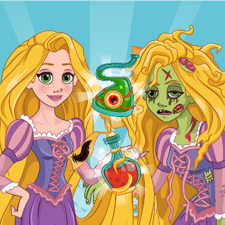 Rapunzel Zombie Curse | Girlgames4u.com