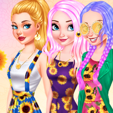 Princesses Sunflower Delight | Stickgames.com